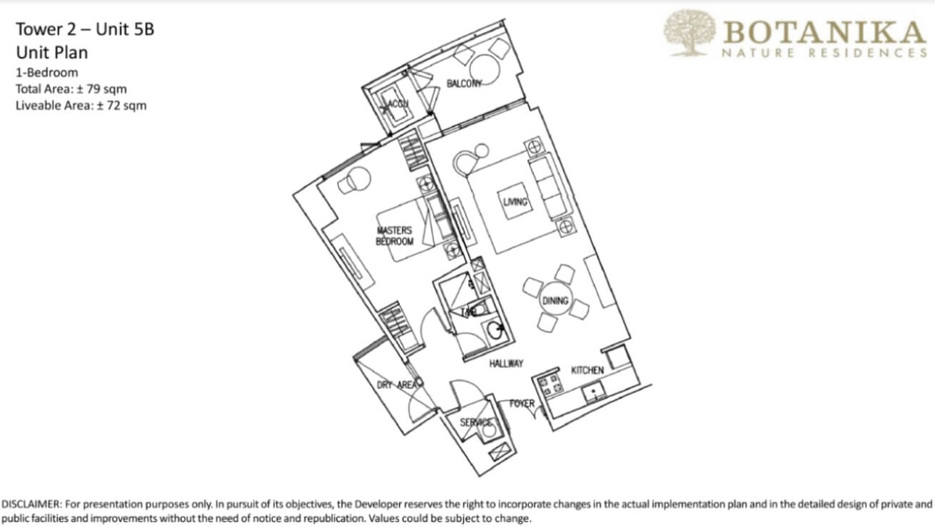 Mid-rise condo Two Botanika - Filigree