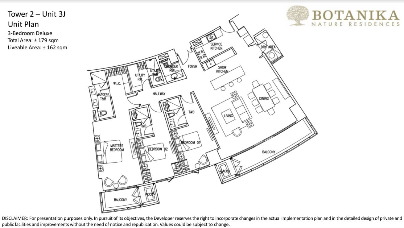 Mid-rise condo Two Botanika - Filigree