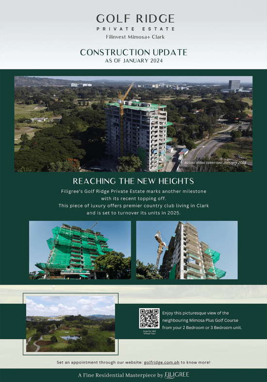 Construction Update - Golfridge - Filigree